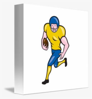 Football Player Running - Football Player Clipart Running Back , Free ...