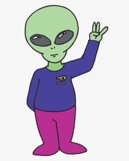 Transparent Child Waving Clipart - Kid Friendly Aliens , Free ...