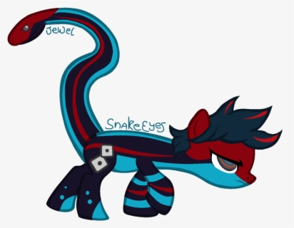 Snake-eyes And Jewel - Snake Pony Base , Free Transparent Clipart ...