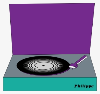 Purple,phonograph Record,computer Icons - Phonograph Record , Free ...