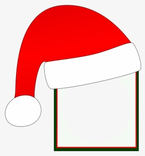 Square Santa Clipart - Santa Claus Hat Border , Free Transparent ...