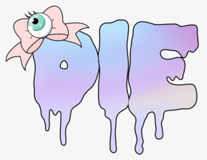 Transparent Pop Clipart - Transparent Pastel Goth Stickers , Free ...