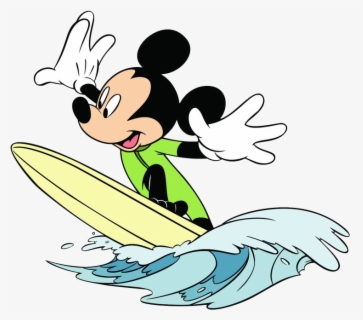 Disney Surfing Clip Art - Mickey Mouse Surfing Clipart , Free ...
