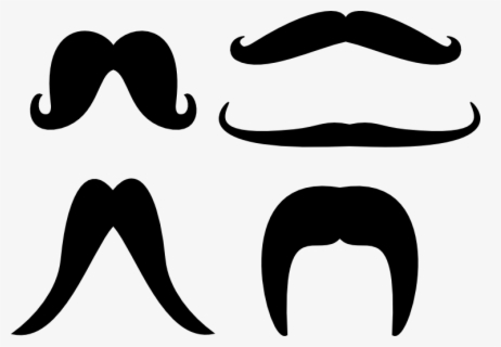 French Mustache Clipart - Transparent Background Mustache Png , Free ...