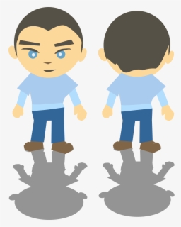 Clipart - - Cartoon Boy Facing Backwards , Free Transparent Clipart ...