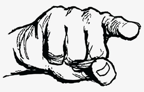 Transparent Pointing Finger Png - Pointer Icon Png White , Free ...