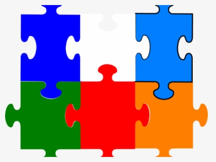Blank Puzzle Pieces Colored , Free Transparent Clipart - ClipartKey