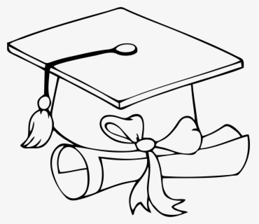 Graduation Cap Drawing Realistic , Free Transparent Clipart - ClipartKey