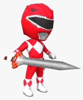 Transparent Red Power Ranger Png - Power Rangers Dash Red Ranger , Free ...