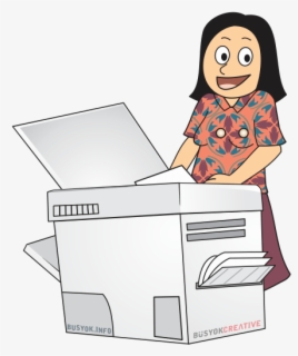Cartoon Copy Machine Clipart - Making Copies Clipart , Free Transparent ...