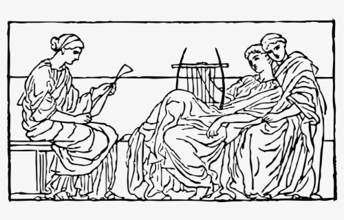 Line Art,ancient Roman Architecture,roman Temple - Municipal Hall ...