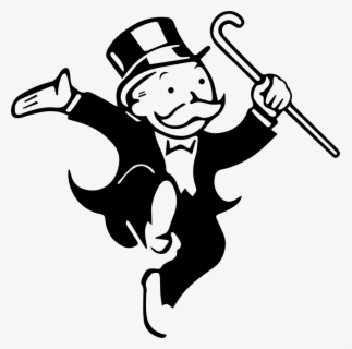 Monopoly Man With Uzi Clipart , Png Download - Monopoly Guy With Guns ...