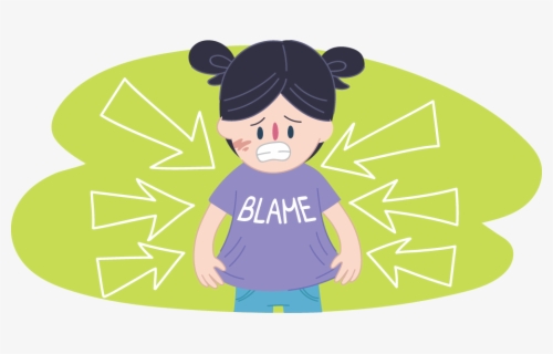 Child With Shirt That Says "blame - Cartoon , Free Transparent Clipart ...