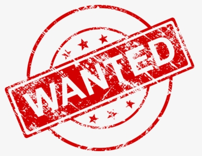 Wanted Stamp Clip Art - Wanted With Transparent Background , Free ...