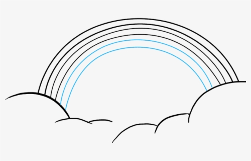 How To Draw A Rainbow - Draw A Rainbow Step By Step , Free Transparent ...