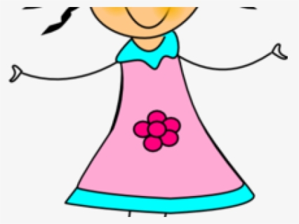 Happy Girl Child - Doll Clip Art , Free Transparent Clipart - ClipartKey