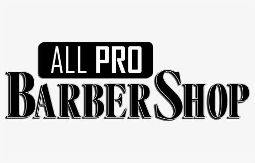 All Pro Barber Shop - Calligraphy , Free Transparent Clipart - ClipartKey