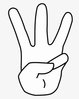 Transparent Fingers Crossed Clipart - 3 Fingers Clip Art , Free ...