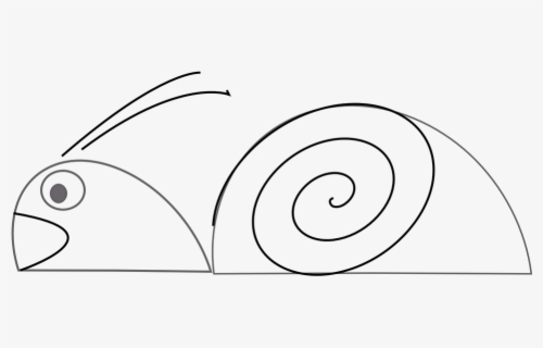 Snail, Slow, Crawl, Happy, Stick Figure, Drawing - Line Art , Free ...