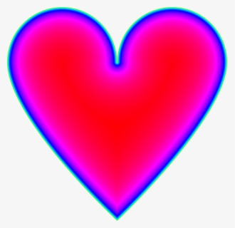 Clip Art Glow Hearts - Glowing Heart Transparent Background , Free ...