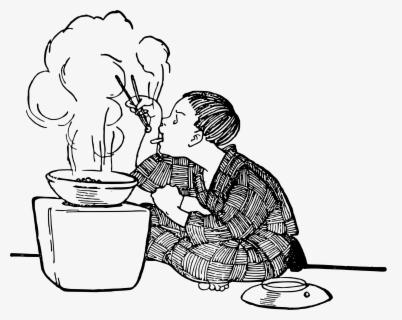 Eat With Chopsticks Cartoon , Free Transparent Clipart - ClipartKey