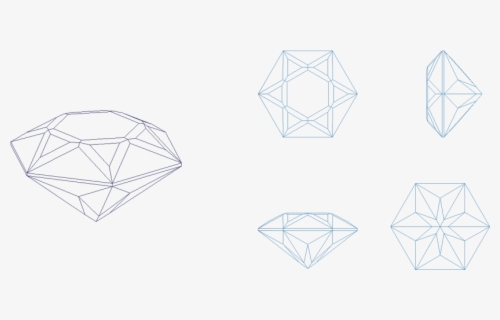 Gems Png Black And White - Triangle , Free Transparent Clipart - ClipartKey