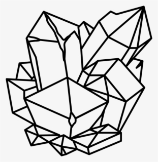 Gem Clipart Black And White - Line Art , Free Transparent Clipart ...
