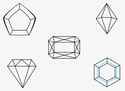 How To Draw Gems - Gem Drawing , Free Transparent Clipart - ClipartKey