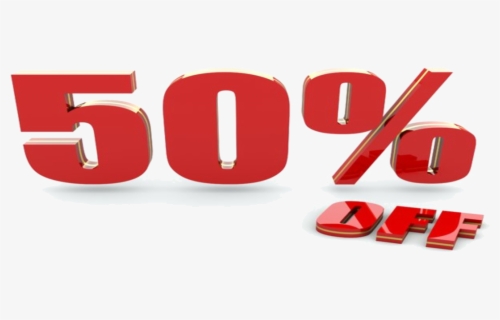 50 Off Png - 50 Percent Off Transparent , Free Transparent Clipart ...