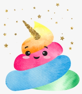 Rainbow Glitter Poop Clipart , Png Download - Meme Birthday Card ...