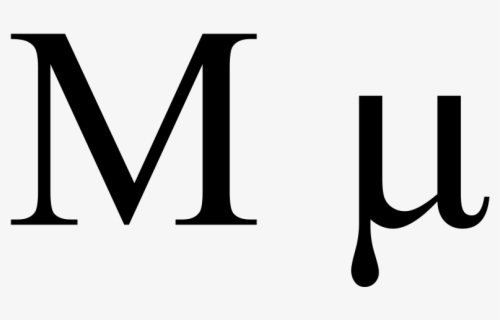 Mu Clip Art - Mu Greek Alphabet , Free Transparent Clipart - ClipartKey