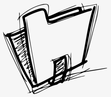 Sketched Folder - Directory , Free Transparent Clipart - ClipartKey