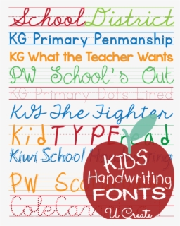 Free Kg Fonts For Teachers , Free Transparent Clipart - ClipartKey