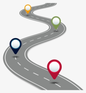 Road Map White Background , Free Transparent Clipart - ClipartKey