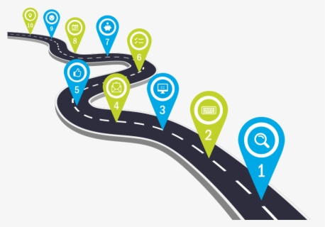 Road Map White Background , Free Transparent Clipart - ClipartKey