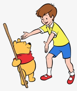Winnie The Pooh, Christopher Robin Greeting - Disney Cartoon ...