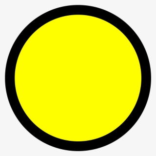 File Svg Wikimedia Commons - Yellow Circle Black Outline , Free ...