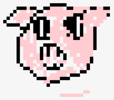 Transparent Pig Face Clipart - Pixel Art Happy Face , Free Transparent ...