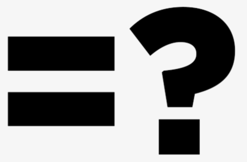 Equal Sign Clipart Blue Yellow - Silhouette , Free Transparent Clipart ...