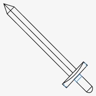 How To Draw Sword - Easy Drawing Of A Sword , Free Transparent Clipart ...