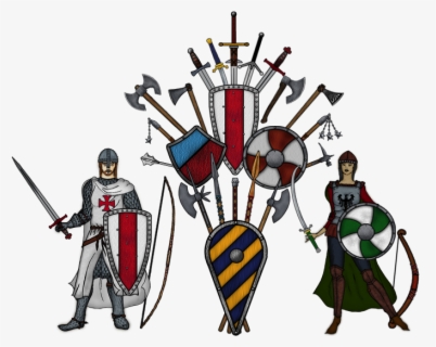 Knights Clipart Fighting - Medieval Knight Transparent Background ...