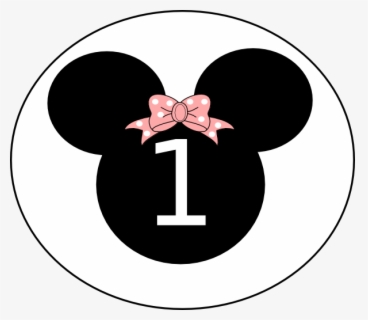 Minnie Mouse Clipart Number One - 1 Minnie Mouse Png , Free Transparent ...