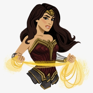 Transparent Wonderwoman Clipart - Cartoon Transparent Wonder Woman Png ...