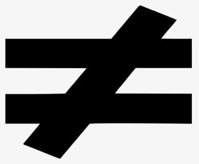 Equal Clip Art Download - Does Not Equal Sign Transparent , Free ...