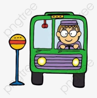 Cartoon Bus Driver - Bus Driver Cartoon , Free Transparent Clipart ...