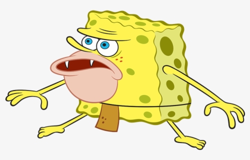 Caveman Spongebob Png - Memes Stickers Para Whatsapp , Free Transparent ...