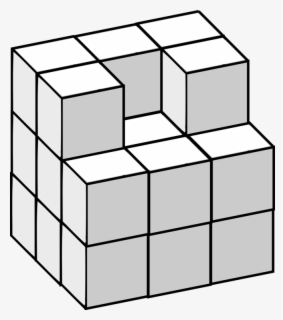 Free Cube Black And White Clip Art with No Background - ClipartKey
