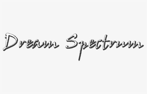 Dream Spectrum - Calligraphy , Free Transparent Clipart - ClipartKey