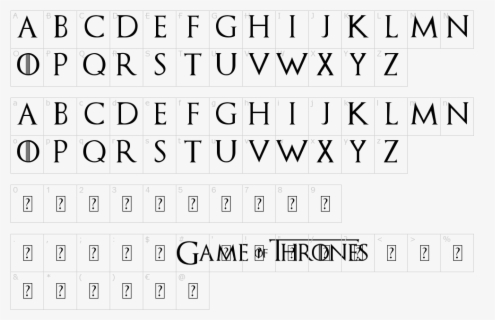 Clip Art Game Of Thrones Font Download - Game Of Thrones , Free ...