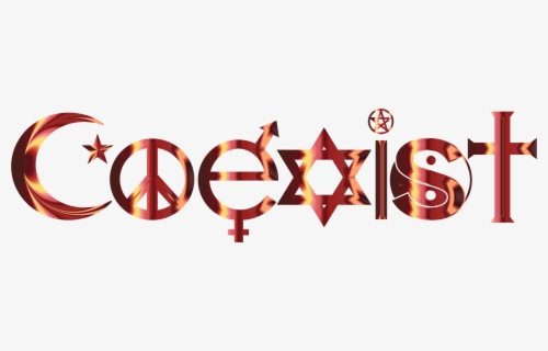 Transparent Coexist Png - Coexist Peace Sign , Free Transparent Clipart ...